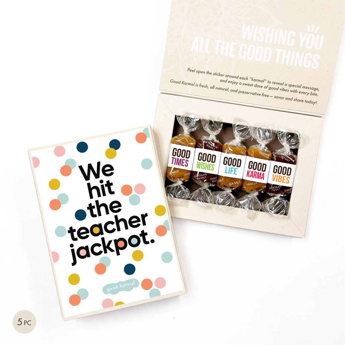 Teacher Jackpot: Sweet, thoughtful caramel gifts wrapped in quotes for ...