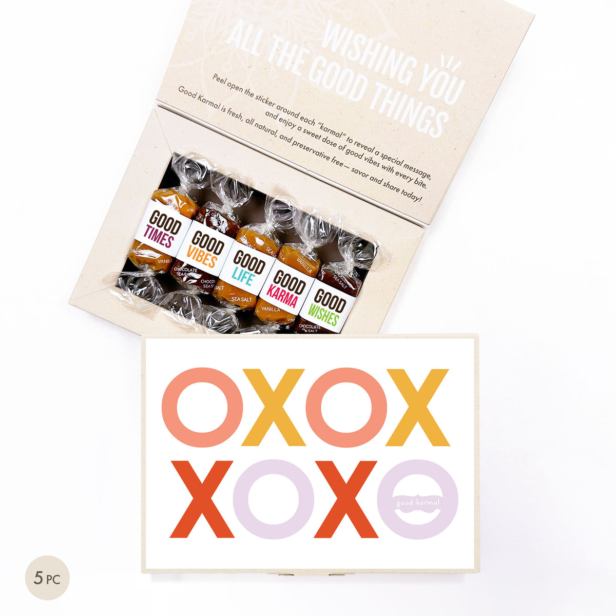 All-natural caramel and quotes XOXO gift ideas for loved ones – Good Karmal